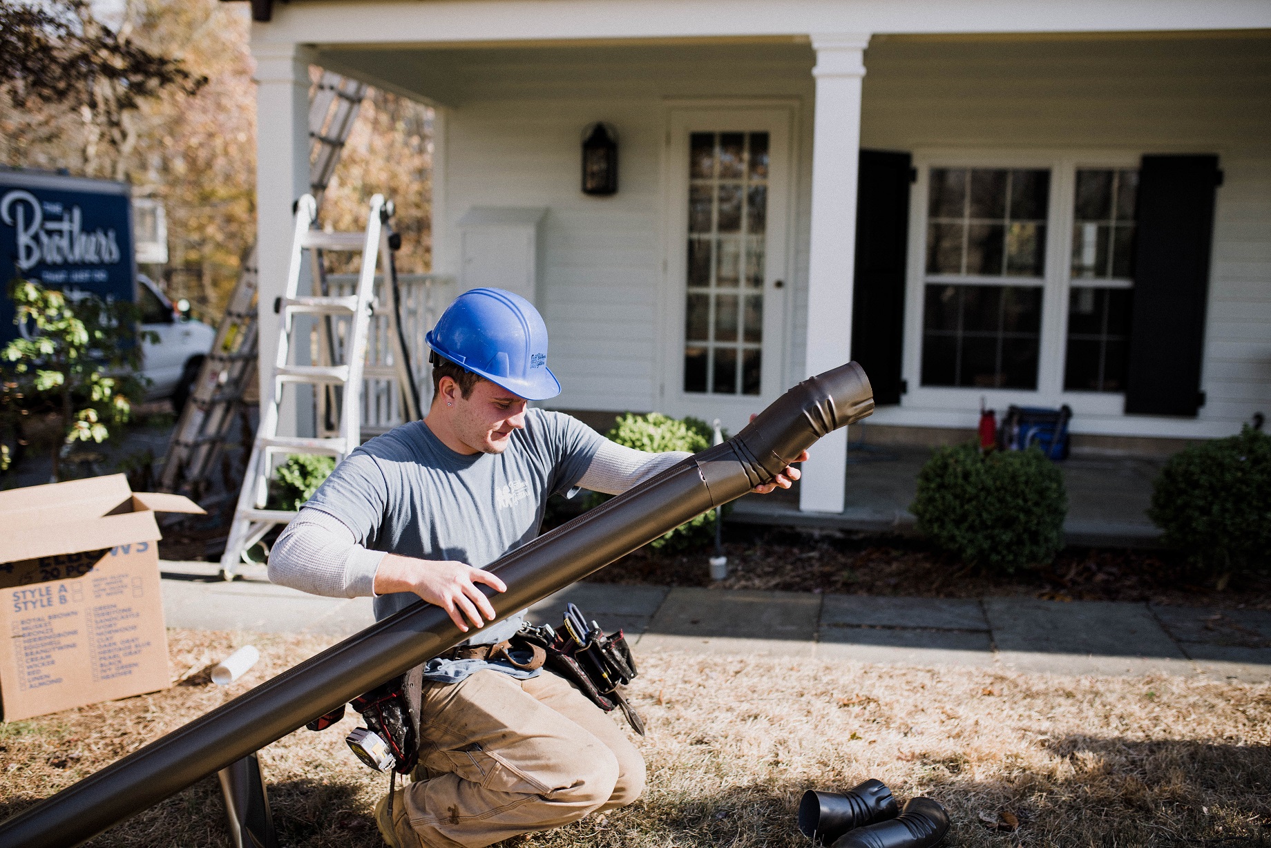 High-End Gutter Installation Sale Representative | Brothers That Just ...